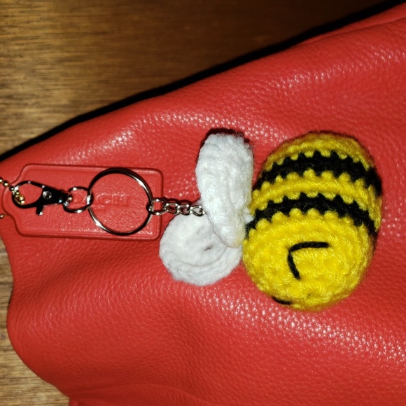 Accessories | Handmade Bee Keychain | Poshmark
